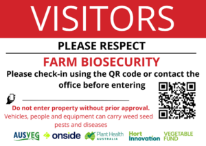 Vegetable industry biosecurity and business continuity strategy ...