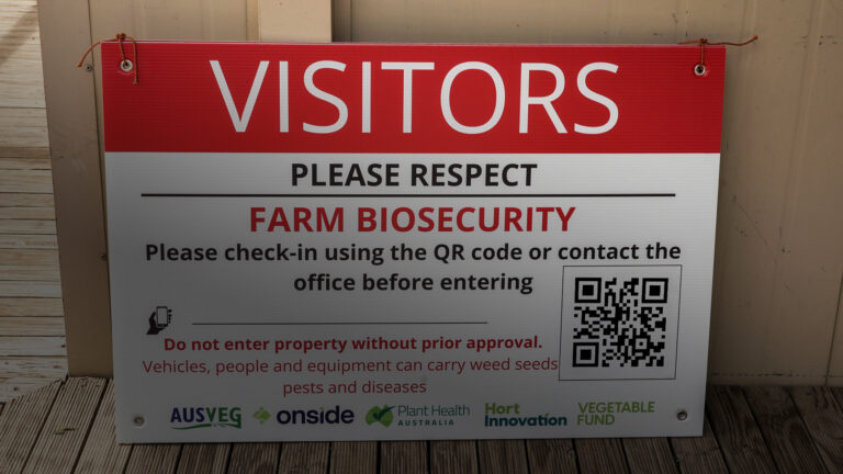 Biosecurity Signage for Australian Growers |AUSVEG's